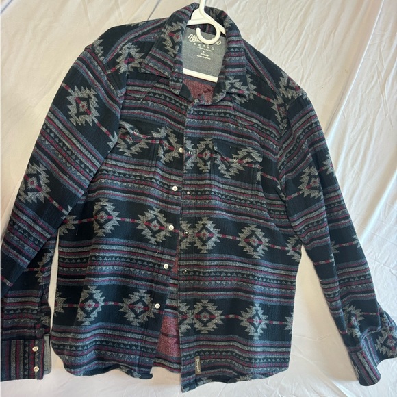 Wrangler | Shirts | Wrangler Retro Aztec Shacket | Poshmark